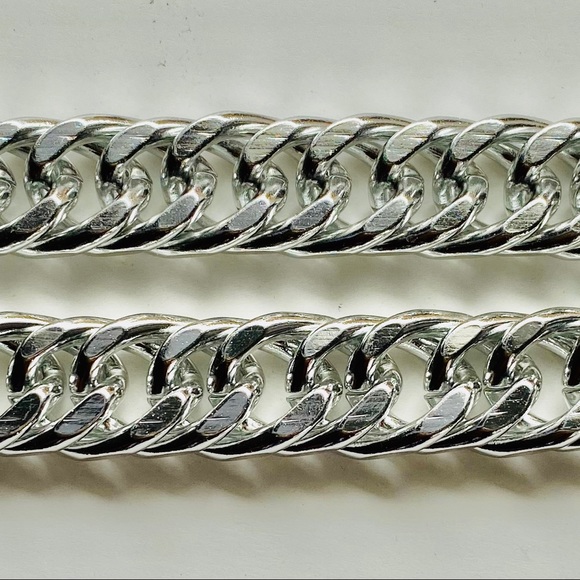 Accessories | Choker Chain In Silver Tone Unisex Approx 16 18 | Poshmark